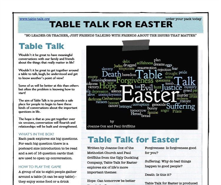 Together4Bristol : Table Talk for Easter